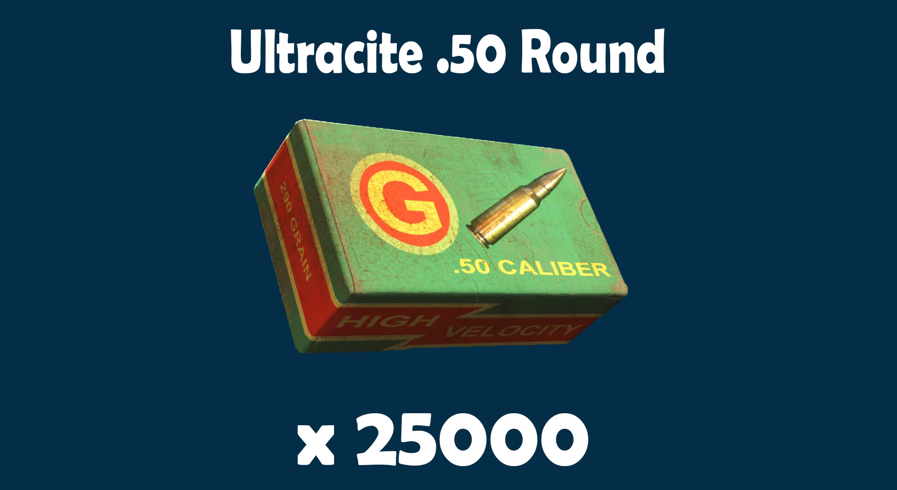 Buy [XBOX] Ultracite .50 Round x25 in FALLOUT 76 Items - Offer #2436033372