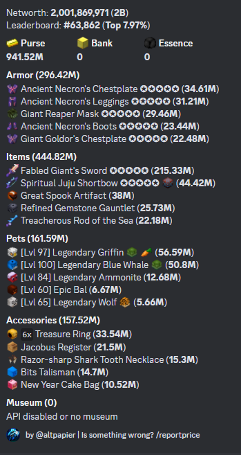 Buy 2B Island in MINECRAFT: HYPIXEL Accounts - Offer #2323487474