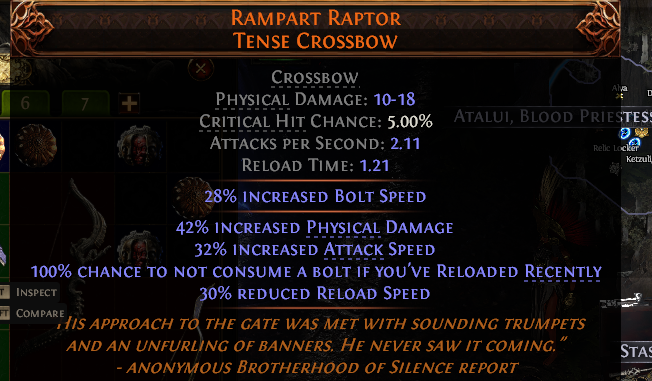 Buy Rampant Raptor Tense Crossbow in PATH OF EXILE 2 Items - Offer ...