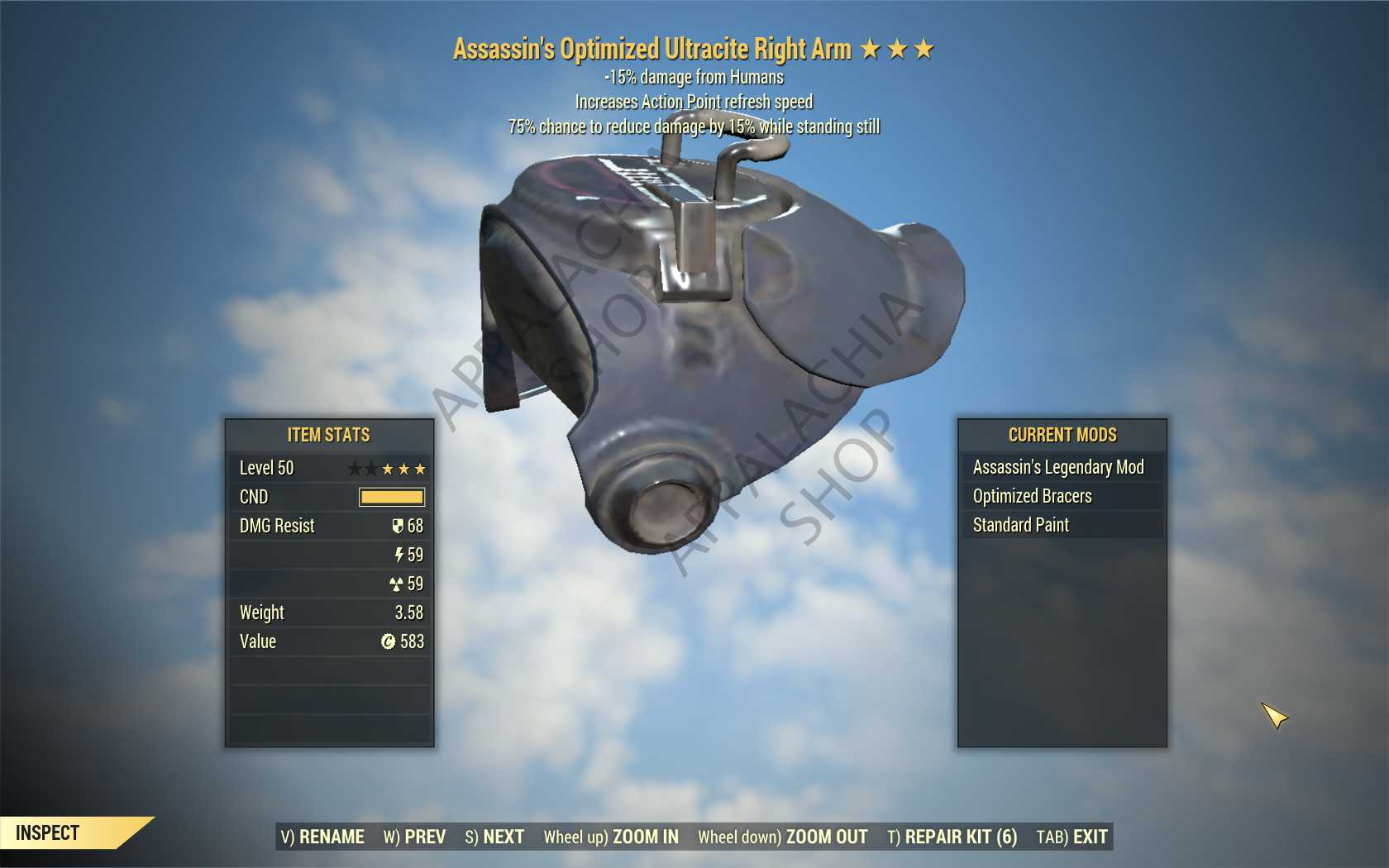 Buy [PVP] Assassin's Sentinel Ultr in FALLOUT 76 Items - Offer #2531480702