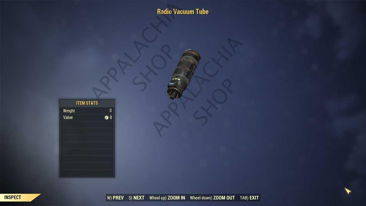 Buy Radio Vacuum Tube [Collector i in FALLOUT 76 Items - Offer #2528711389