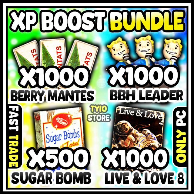 Buy XP BOOST {Berry Mentats X1000/ in FALLOUT 76 Items - Offer #2534388213
