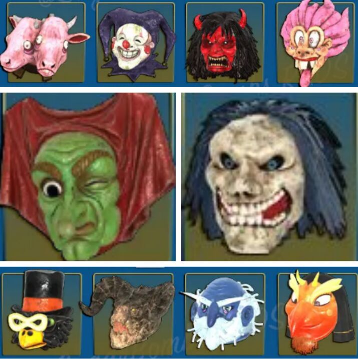 Buy All 10 rare Fasnacht masks Bun in FALLOUT 76 Items - Offer #256288783