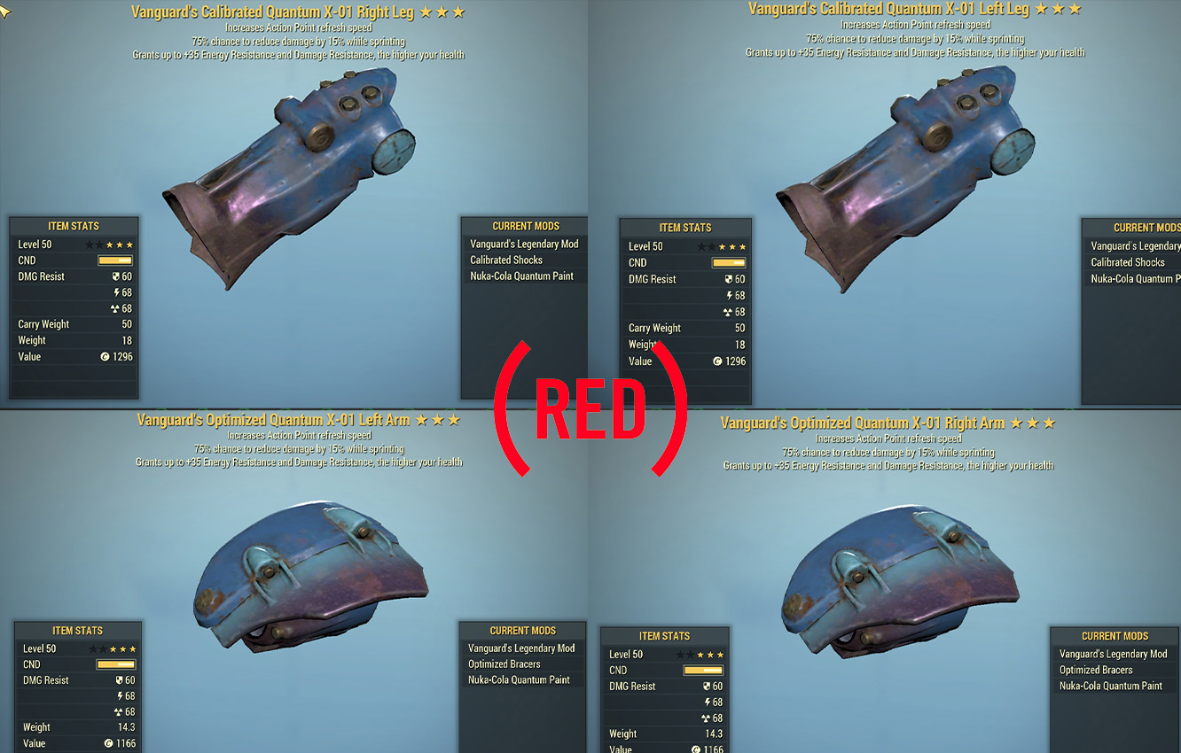 Buy X-01 Vanguard's Cavalier [Full in FALLOUT 76 Items - Offer #2519128449