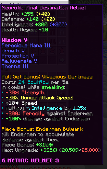 Buy Maxed final destination enderm in MINECRAFT: HYPIXEL Items - Offer ...