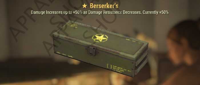 Buy Legendary Mod Berserker's in FALLOUT 76 Items - Offer #2535018319