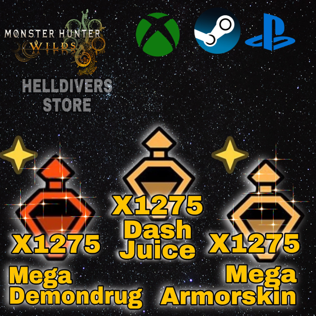 Buy x1275 Mega Demondrug, x1275 Me in MONSTER HUNTER WILDS Items ...