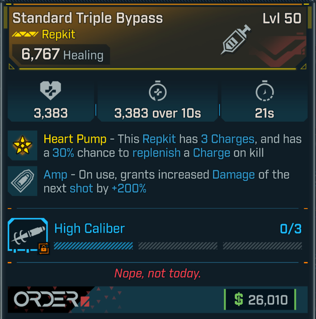Buy Standard Triple Bypass | Repki in BORDERLANDS 4 Items - Offer #2527680745