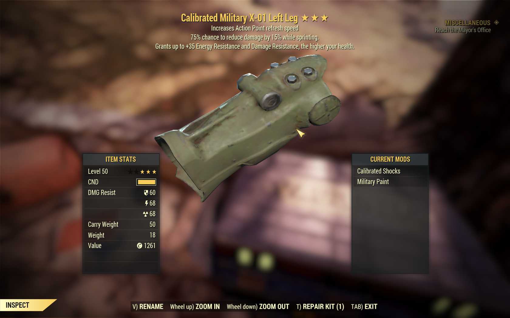 Buy [Legendary Power Armor] Vangua in FALLOUT 76 Items - Offer #2531410719