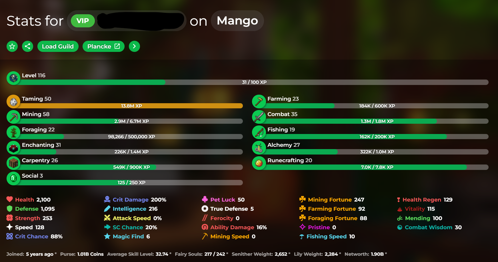 Buy VIP / Hypixel level 116 / Skil in MINECRAFT: HYPIXEL Accounts ...