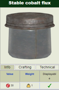 Buy Stable cobalt flux[1000 pieces in FALLOUT 76 Items - Offer #2418721691