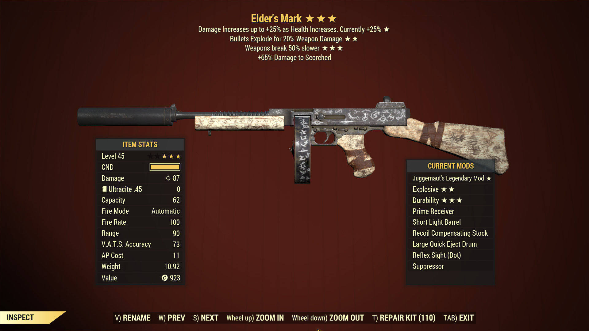 Buy Juggernaut's Explosive Elder's in FALLOUT 76 Items - Offer #2524695929