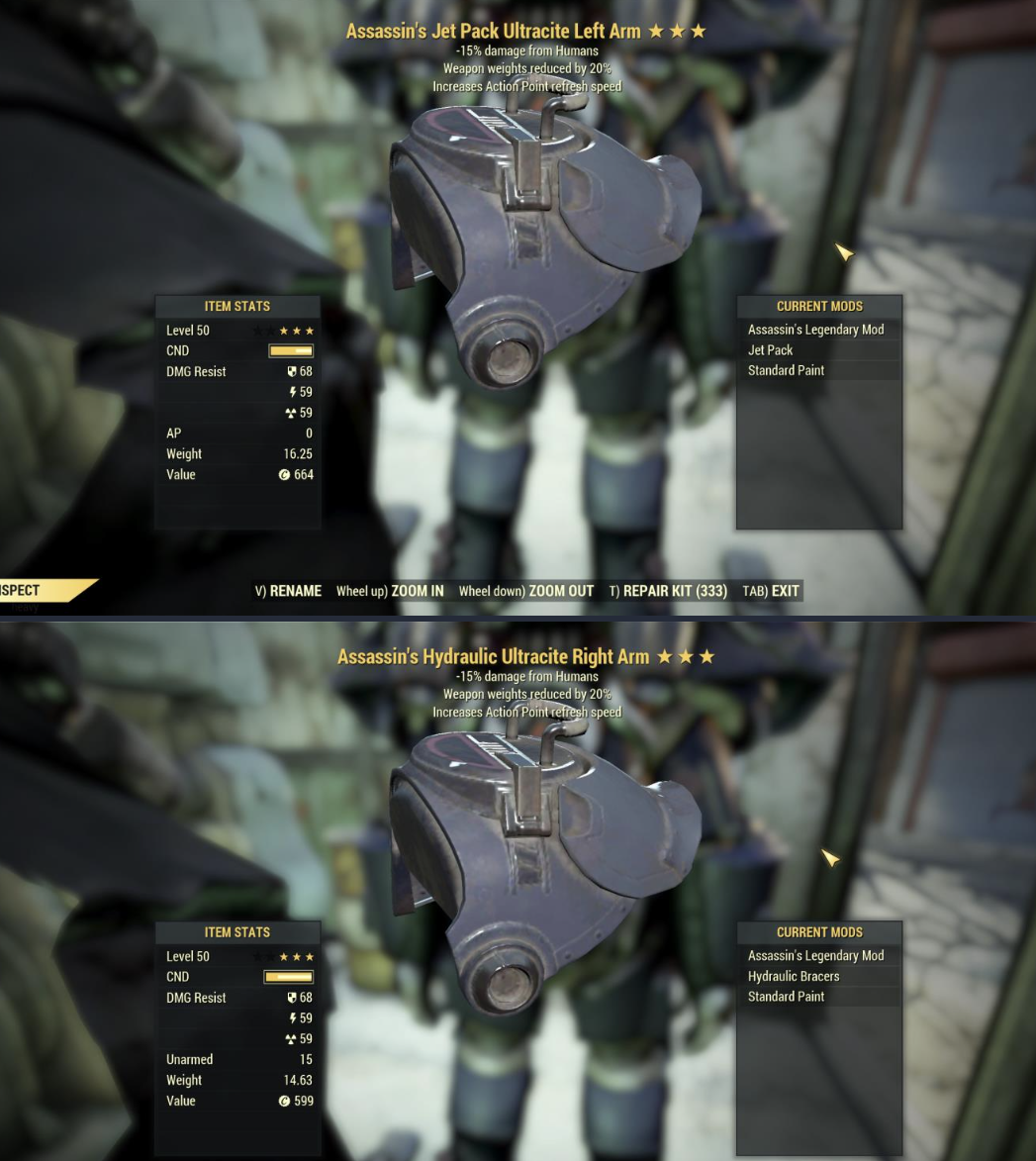 Buy Assassin's WWR Ultracite Power in FALLOUT 76 Items - Offer #251233458