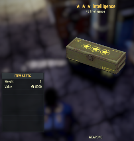 Buy ★★★Intelligence [Mod Box in FALLOUT 76 Items - Offer #2510777924