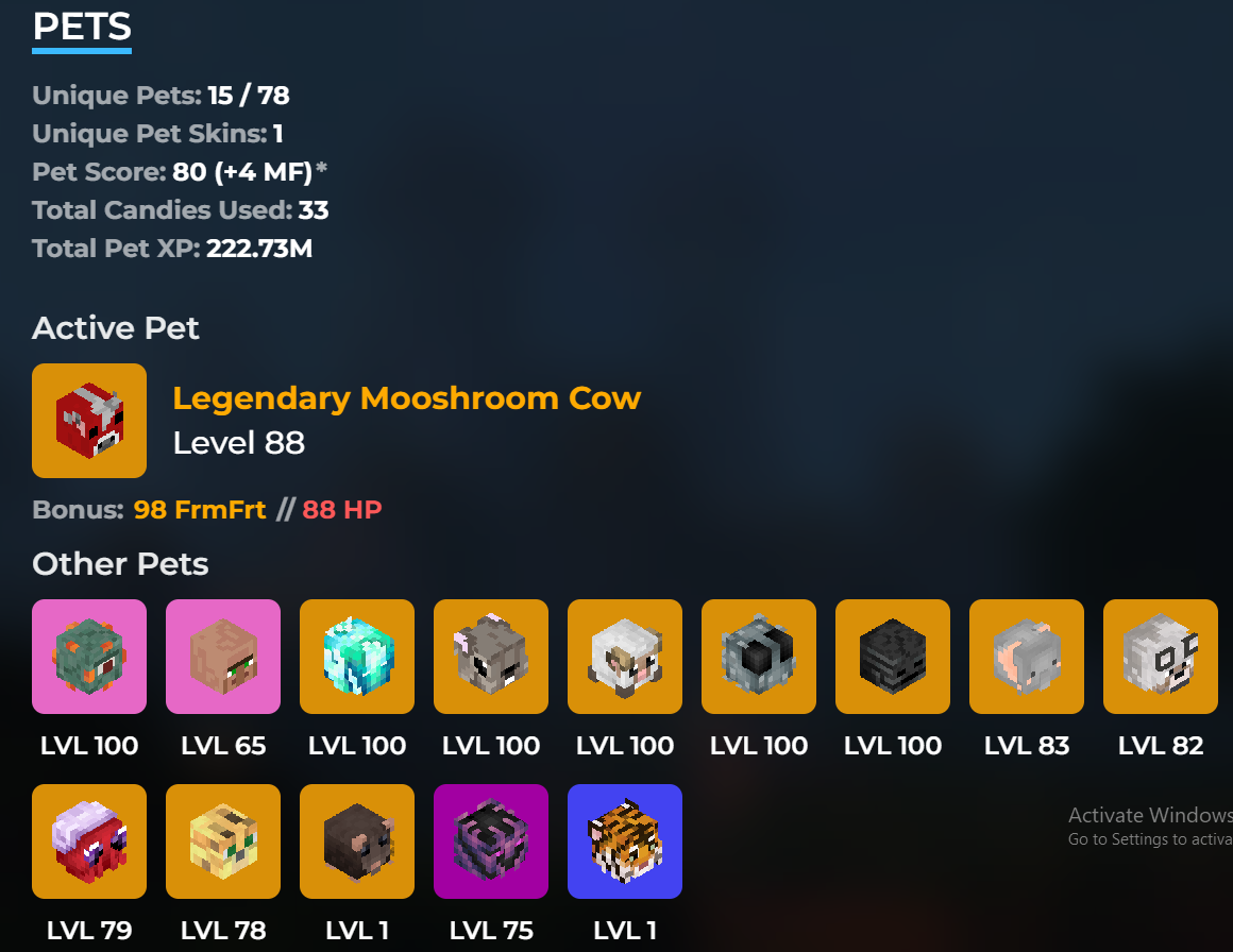 Buy ⭐83 SB Lvl | 6B Netw | 838 M in MINECRAFT: HYPIXEL Accounts - Offer ...