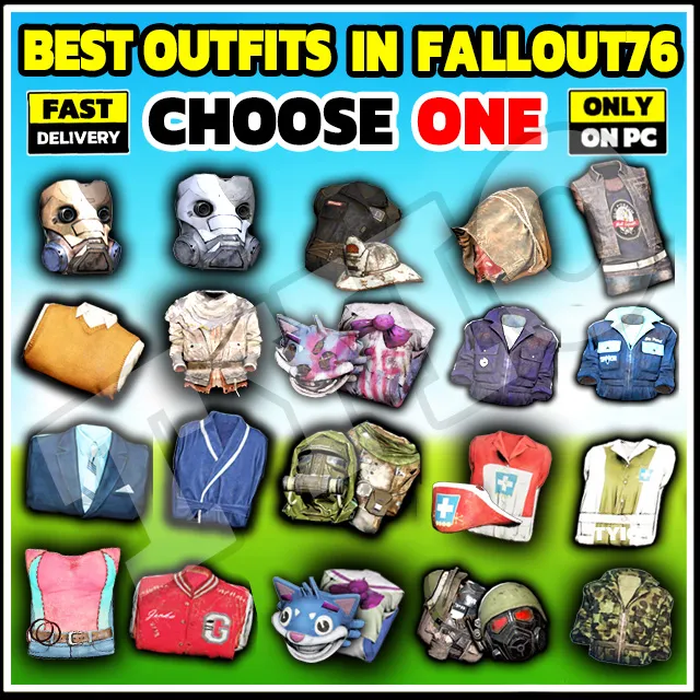 Buy [ Fallout 76 ] 1 APPAREL OF YO in FALLOUT 76 Items - Offer #2527031539