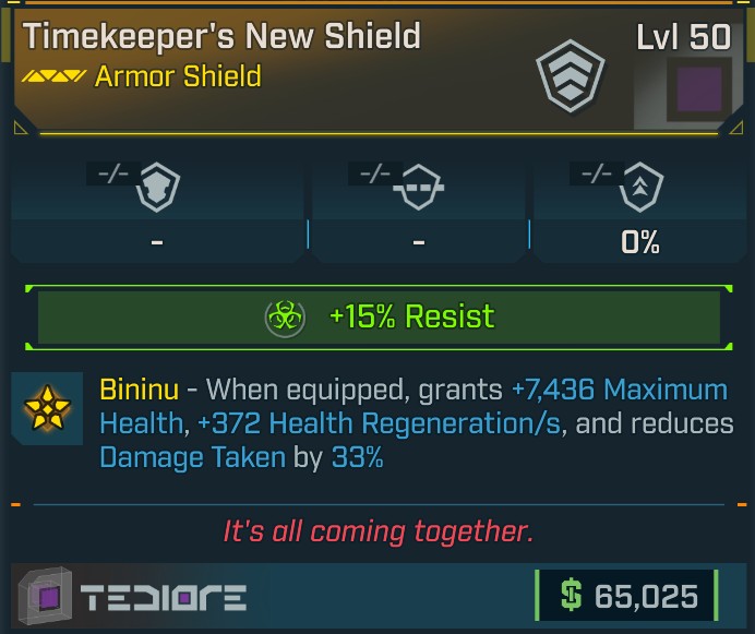 Buy ⭐L50 TIMEKEEPER'S NEW SHIELD in BORDERLANDS 4 Items - Offer #2526357510