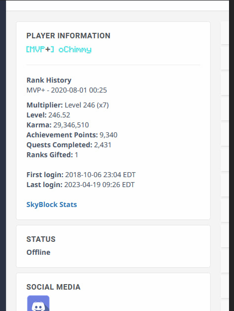 Buy DARK MVP+ 250 lvl hypixel best in MINECRAFT: HYPIXEL Accounts ...