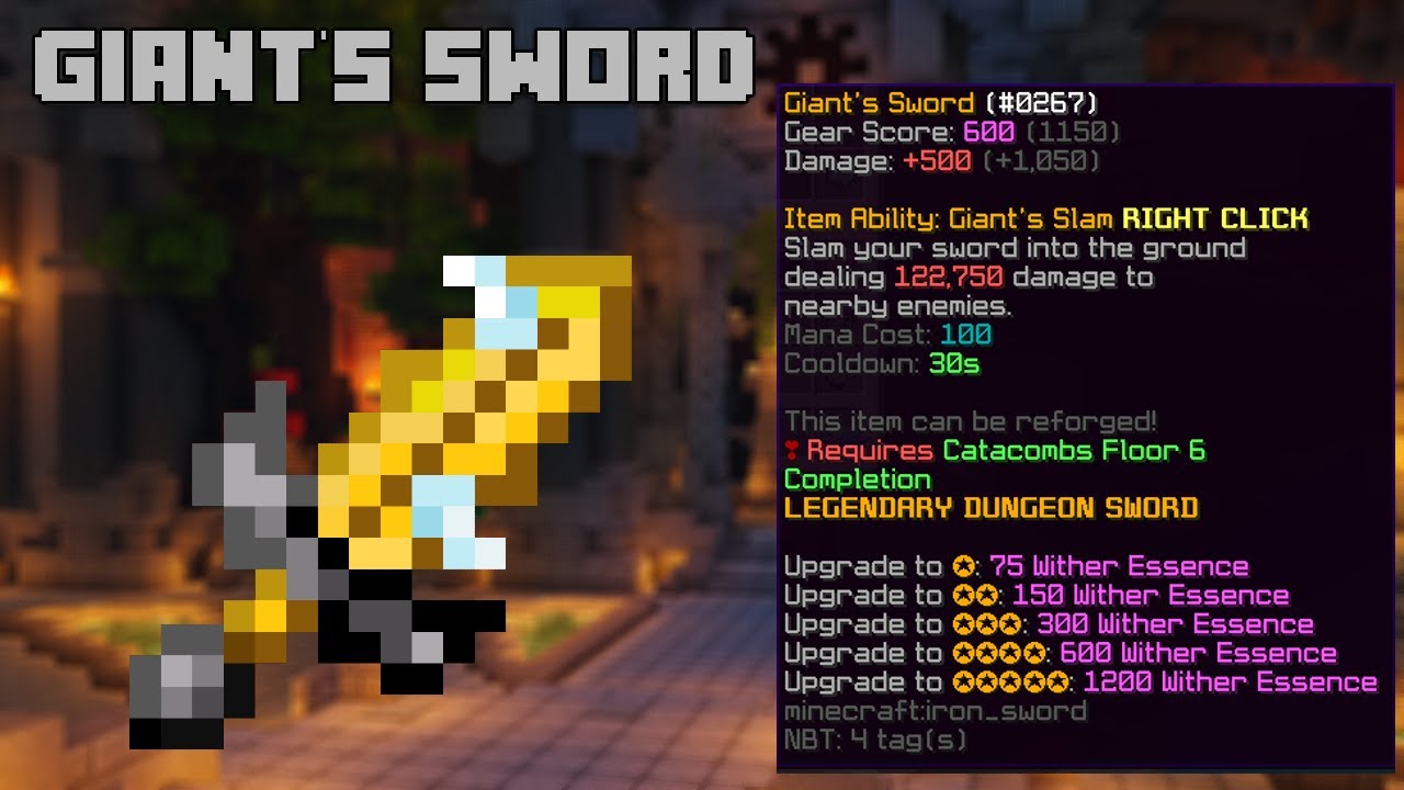 Buy Hypixel Skyblocks Mythic Giant in MINECRAFT: HYPIXEL Items - Offer ...