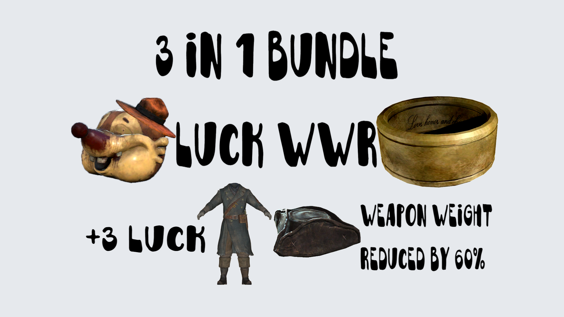Buy ⭐[PC] LUCK WWR BUNDLE 3 IN 1 in FALLOUT 76 Items - Offer #2521274331