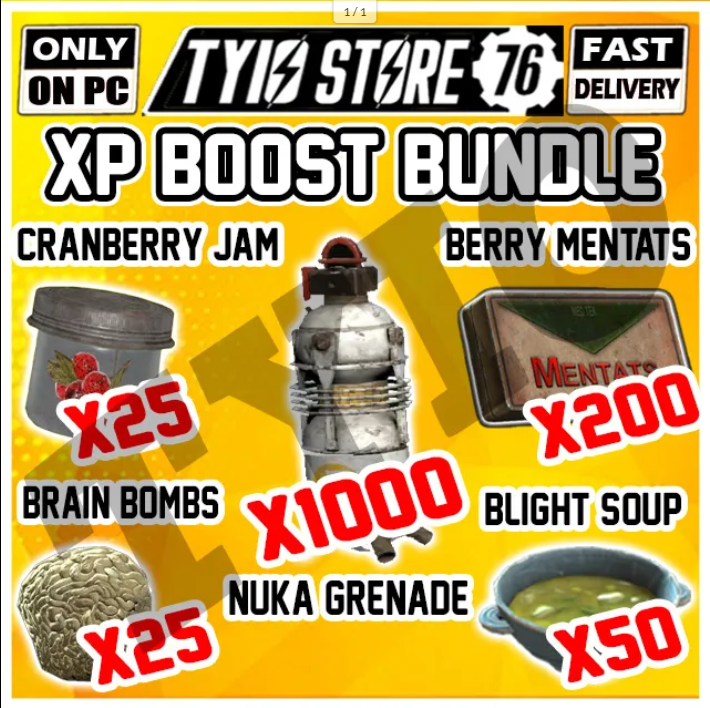 Buy NUKA GRENADES X1000/ BRAIN BOM in FALLOUT 76 Items - Offer #2514878994