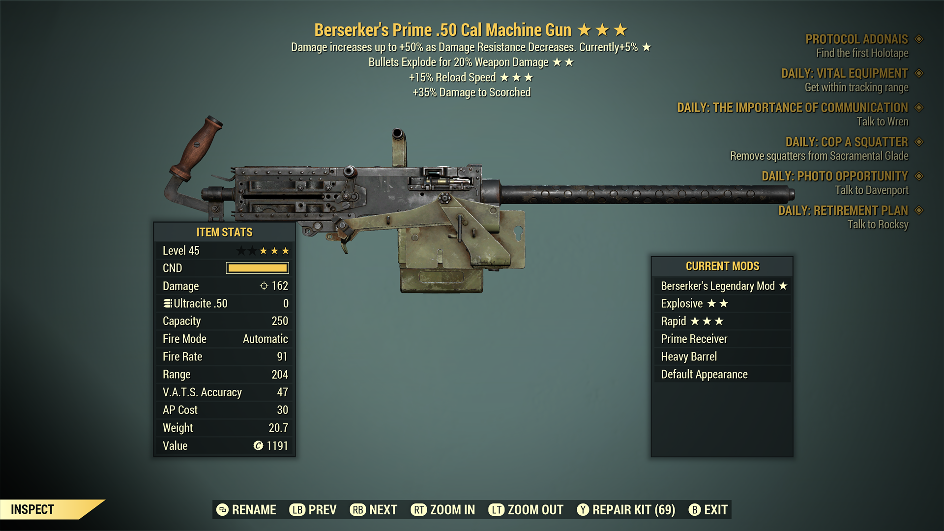 Buy [XBOX] Berserker's Explosive 5 in FALLOUT 76 Items - Offer #2433637969