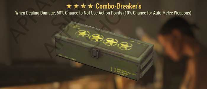 Buy Legendary mod Combo-Breaker's in FALLOUT 76 Items - Offer #2532453330
