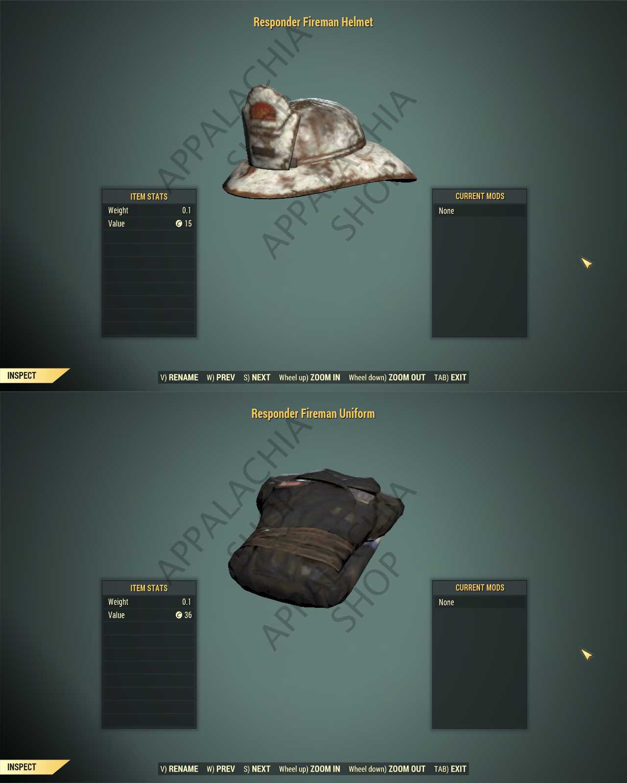 Buy Responder Fireman Uniform & He in FALLOUT 76 Items - Offer #2530281232