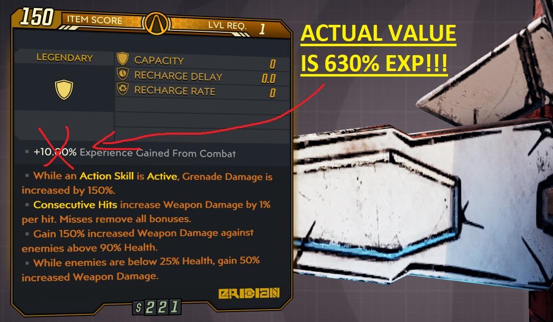 Buy ⭐[PC/XB/PS] LVL1 630% EXP SH in BORDERLANDS 3 Items - Offer #237434044