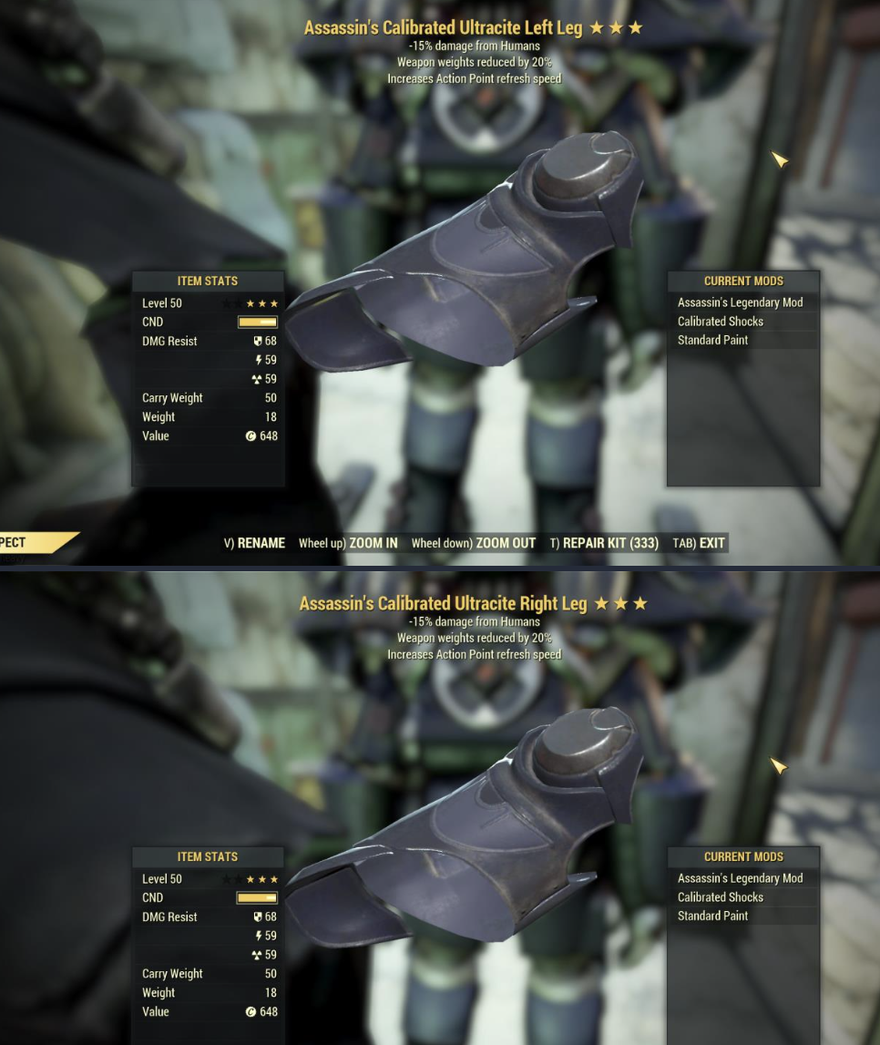 Buy Assassin's WWR Ultracite Power in FALLOUT 76 Items - Offer #251233458