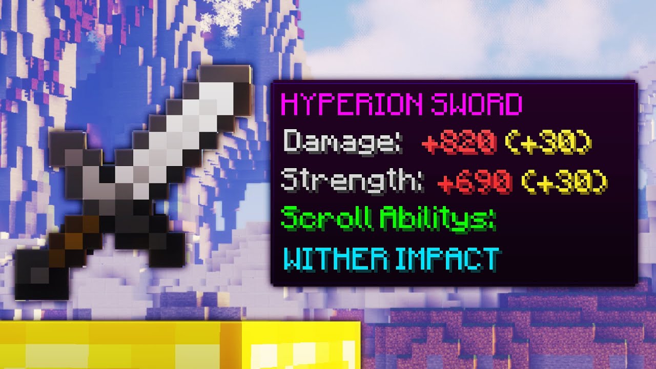 Buy Mythic Hyperion 5 stars max en in MINECRAFT: HYPIXEL Items - Offer ...