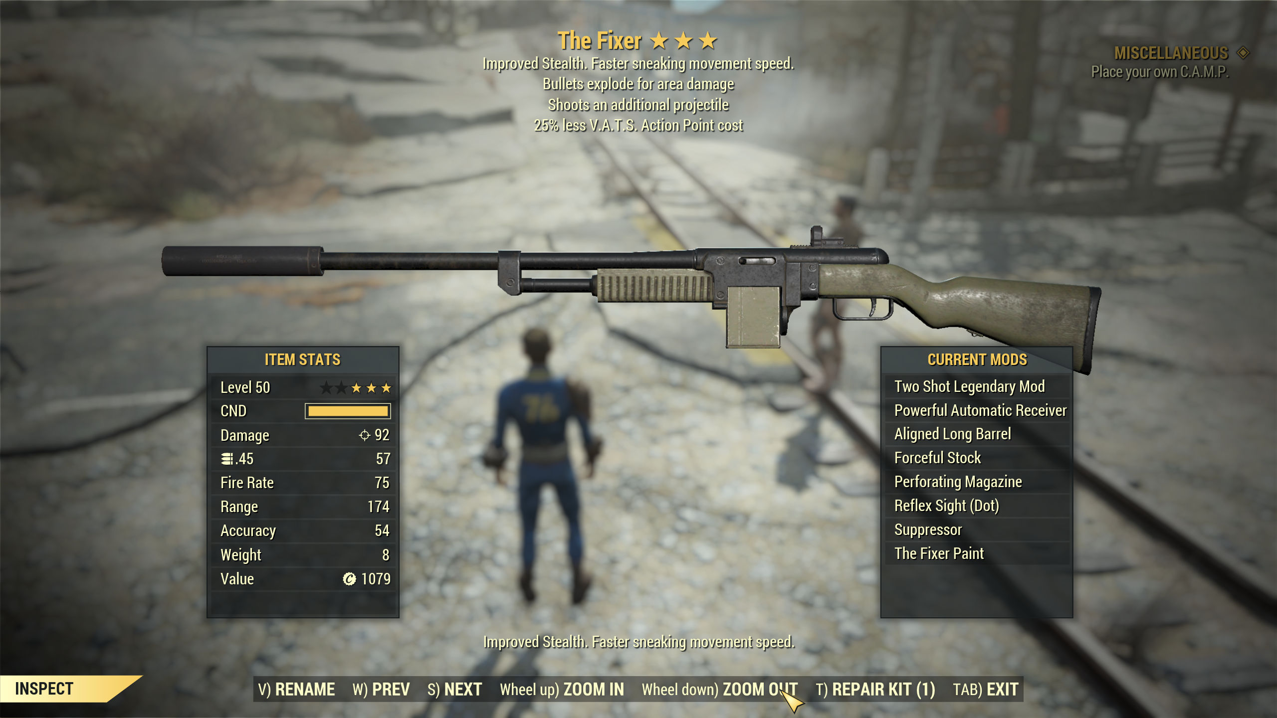Buy Two Shot Explosive The Fixer [ in FALLOUT 76 Items - Offer #2532634757
