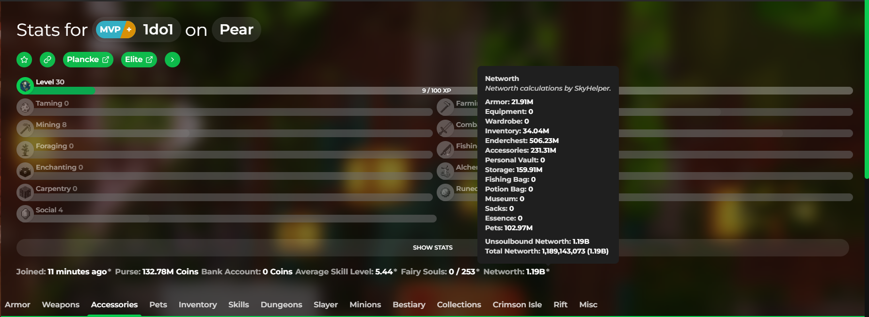 Buy Hypixel skyblock profile/islan in MINECRAFT: HYPIXEL Profiles ...