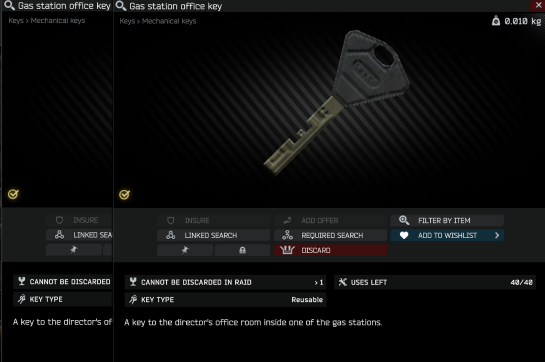 Buy PVP Gas station storage room k in ESCAPE FROM TARKOV Items - Offer ...