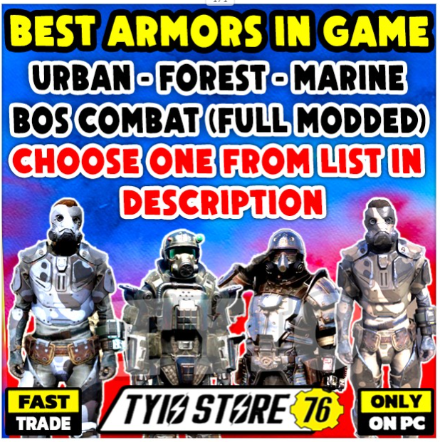 Buy x1 Armor of ur choice ( Urban in FALLOUT 76 Items - Offer #2525745631
