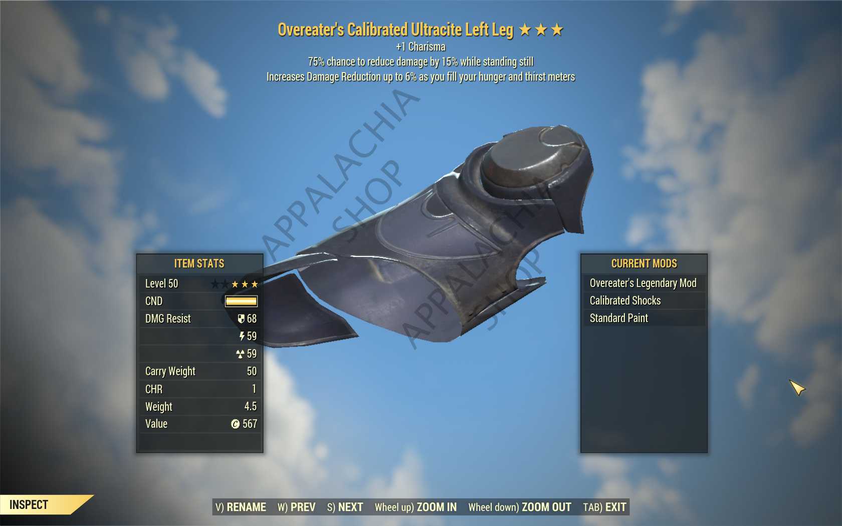 Buy Overeater's Sentinel Ultracite in FALLOUT 76 Items - Offer #2529417255