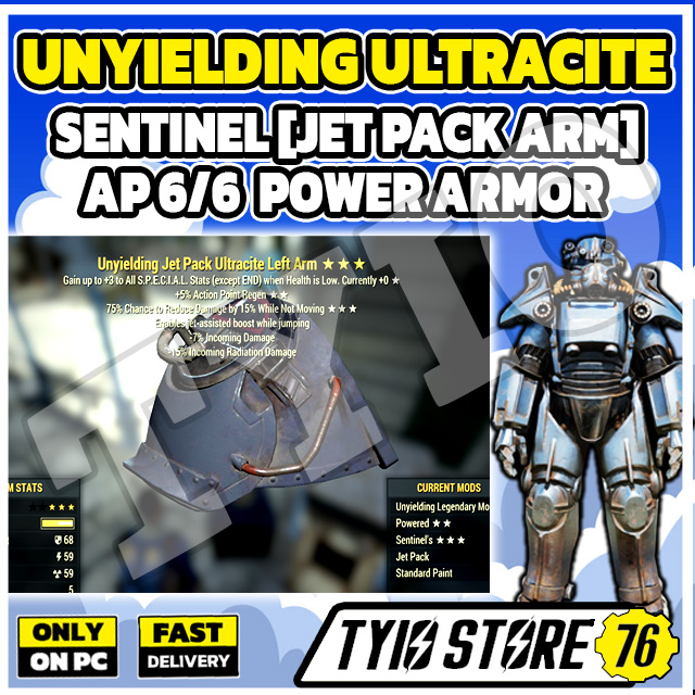 Buy Unyielding Ultracite Sentinel in FALLOUT 76 Items - Offer #2423815548