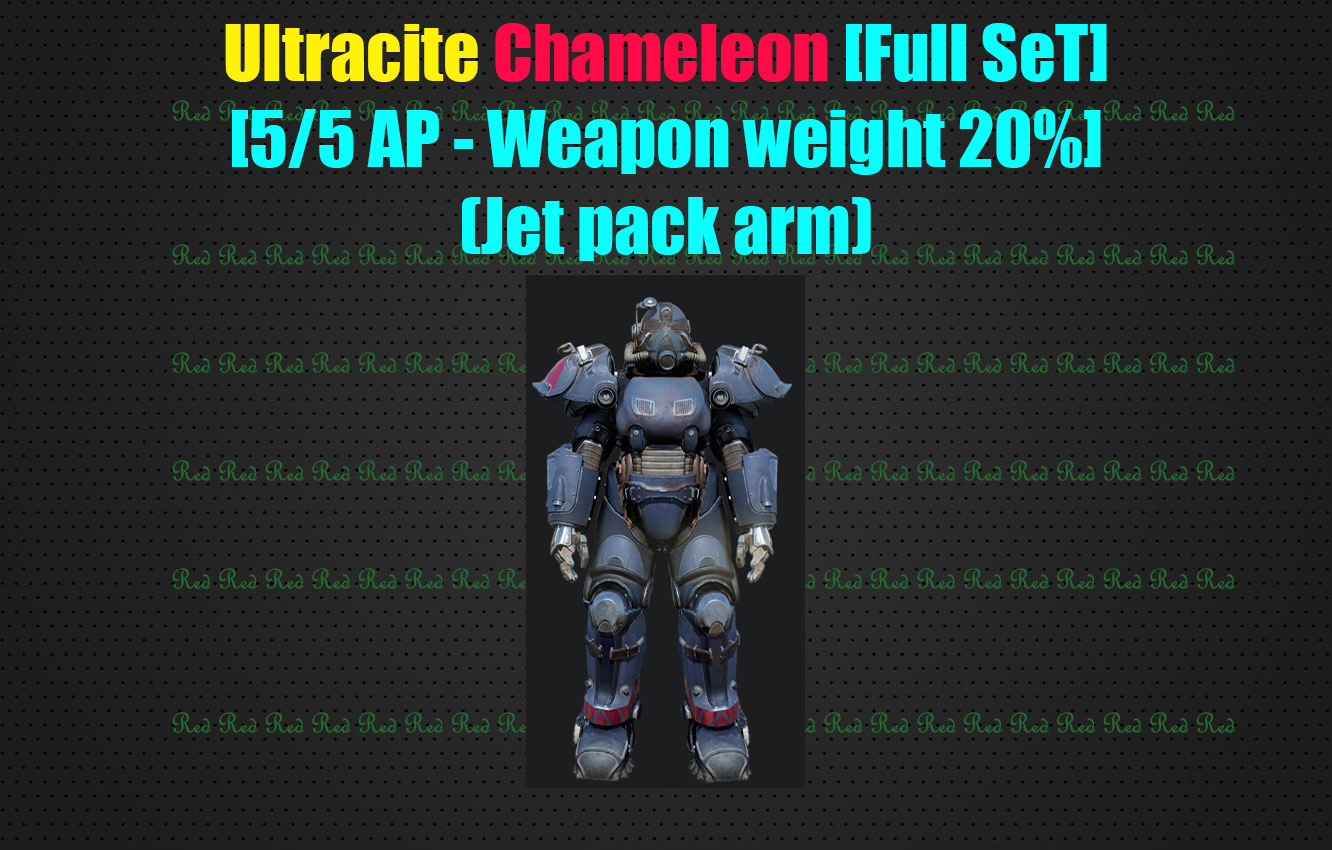 Buy Ultracite Chameleon [Full SeT] in FALLOUT 76 Items - Offer #256012374