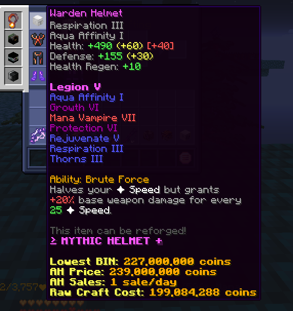 Buy BEST LATE GAME SET TERMINATOR! in MINECRAFT: HYPIXEL Items - Offer ...