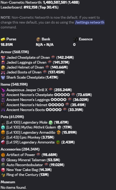 Buy ⚡ HYPIXEL SKYBLOCK PROFILE W in MINECRAFT: HYPIXEL Profiles - Offer ...