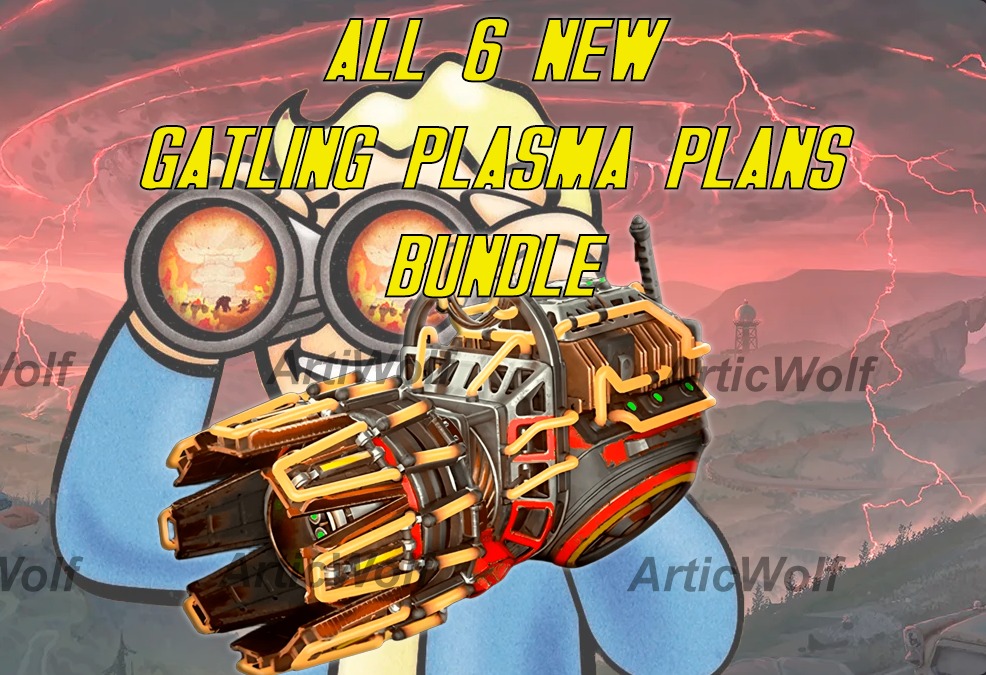 Buy [PS4/PS5] All 6 New Gatling Pl in FALLOUT 76 Items - Offer #255223350
