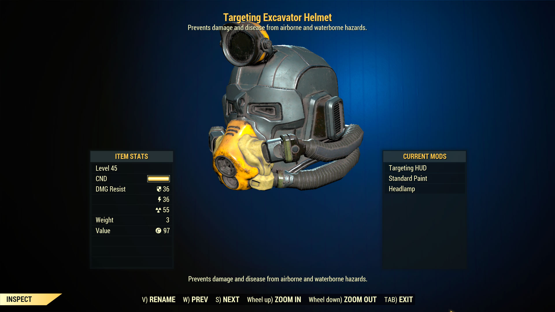 Buy Assassin's Sentinel Excavator in FALLOUT 76 Items - Offer #25591546