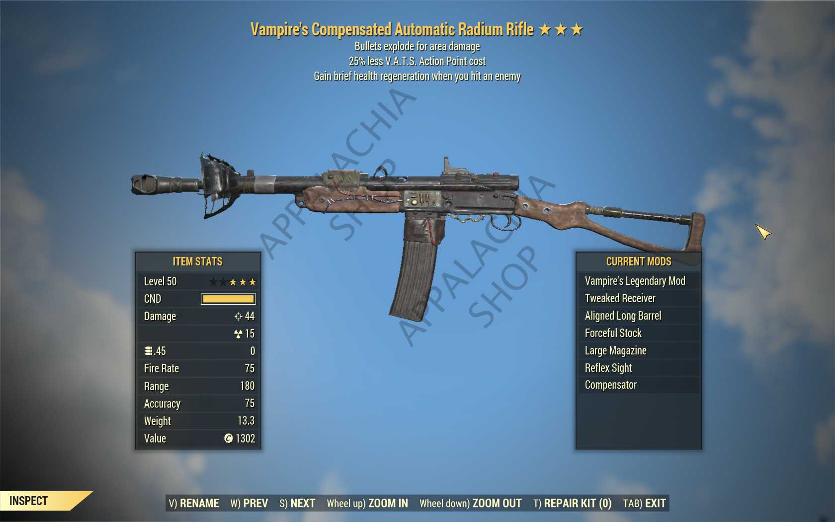 Buy Vampire's Explosive Radium (35 in FALLOUT 76 Items - Offer #2531492880