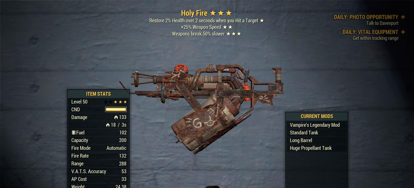 Buy Once in a Blue Moon Weapon Eve in FALLOUT 76 Items - Offer #2529928856