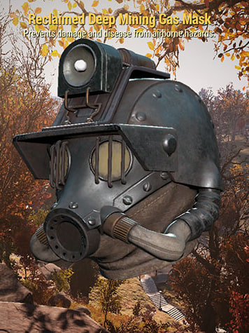 Buy Reclaimed Deep Mining Gas Mask in FALLOUT 76 Items - Offer #244473118