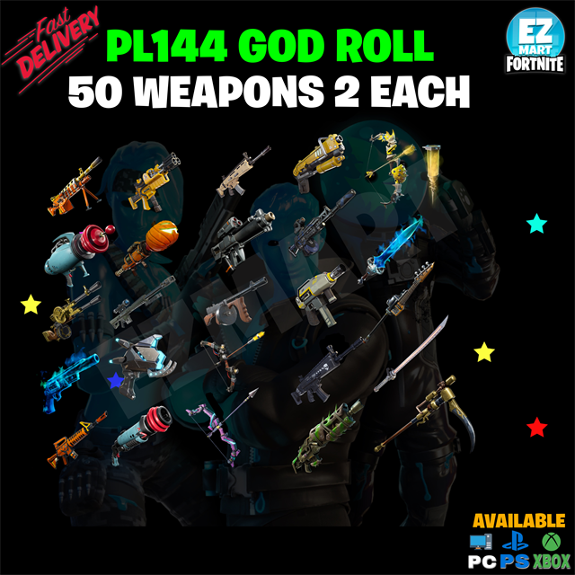 Buy 50x PL144 Weapons - [PC, PS4, in FORTNITE Items - Offer #251282461