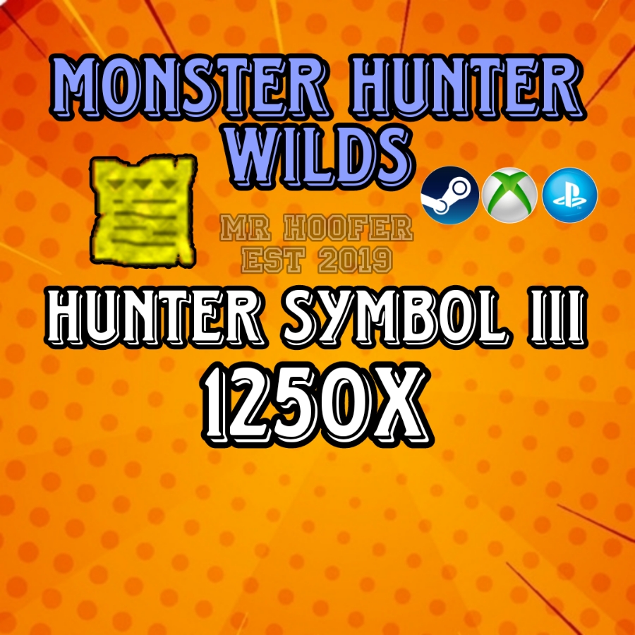 Buy x1250 Hunter Symbol lll in MONSTER HUNTER WILDS Items - Offer ...