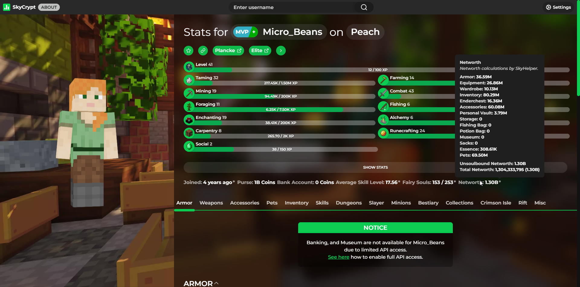 Buy ⚡ MVP+ RANK | NETWORTH 1.30B in MINECRAFT: HYPIXEL Accounts - Offer ...