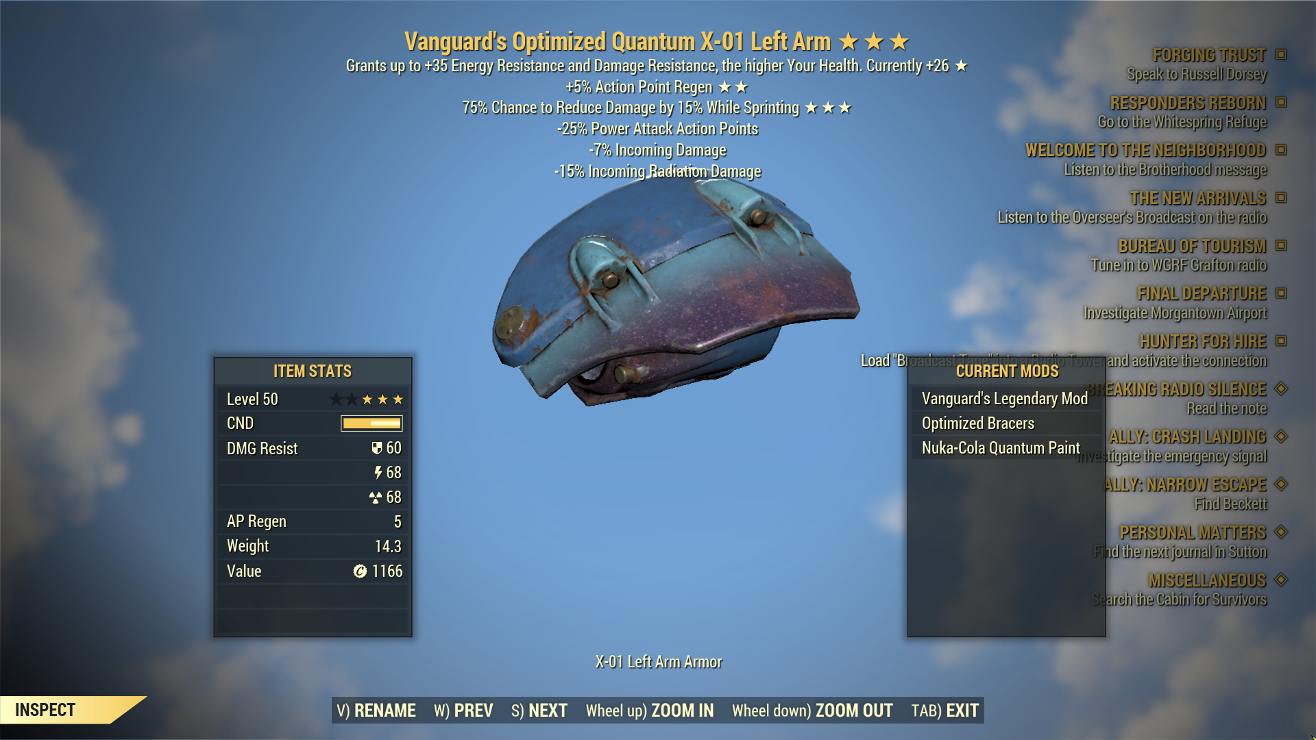 Buy Vanguard's Cavalier X-01 Power in FALLOUT 76 Items - Offer #2526961130