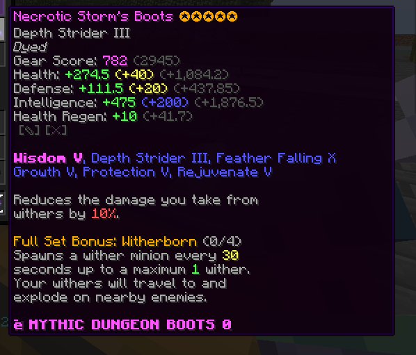 Buy Full maxed storm + maxor boots in MINECRAFT: HYPIXEL Items - Offer ...